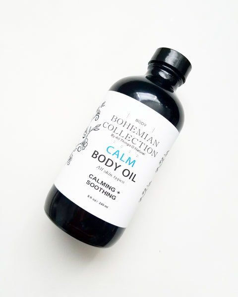 8oz CALM Bath + Body Oil
